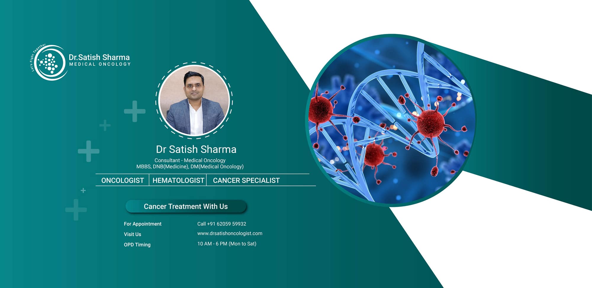 Best Oncologist and Hematologist in Ranchi - Dr. Satish Sharma